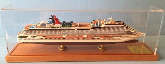 China Cruise Historical Model Ships , Carnival Magic Cruise Ship Toy Model Boats supplier