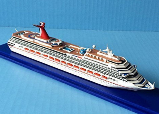 China Carnival Cruise Liberty Handcrafted Model Ships For Souvenir Promotional Gift supplier