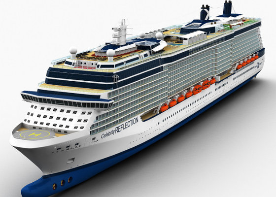 China Artwork Type Celebrity Reflection Cruise Ship Model Ships Boats With Blister Packaging supplier
