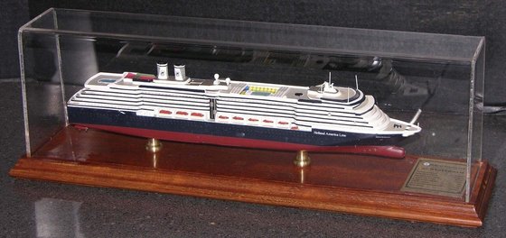 China Holland America Westerdam Coast Guard Boat Models ABS Hand Carving Anchor Material supplier