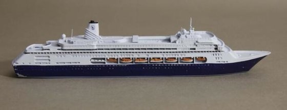 China Alloy Casting Coast Guard Ship Models , ABS MS Volendam Cruise Ship For Gift supplier