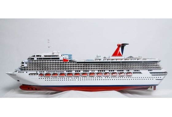 China Conquest Class Carnival Cruise Ship Models Industrial Design , Composite PU Hull Material supplier