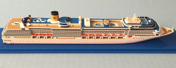 China Plastic Ship 3d Model Costa Mediterranea Cruise Ship Model With Collection Values supplier