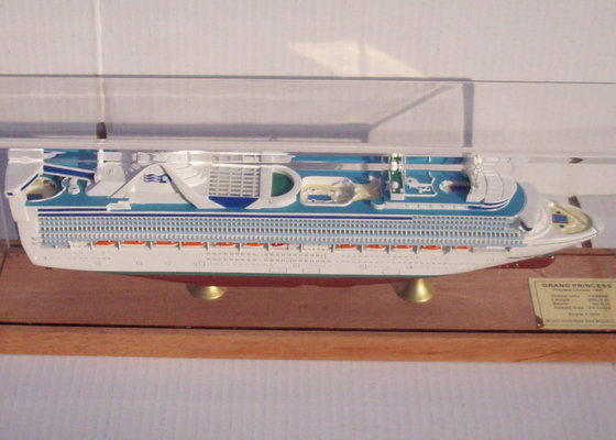 China OEM ODM Princess Cruise Ship Models With Injection Mold Making Anchor Material supplier