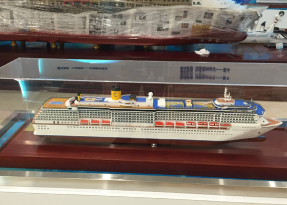 China Creative  Plastic Cruise Ship Models Costa Atlantica Cruise Ship Shaped Restore supplier