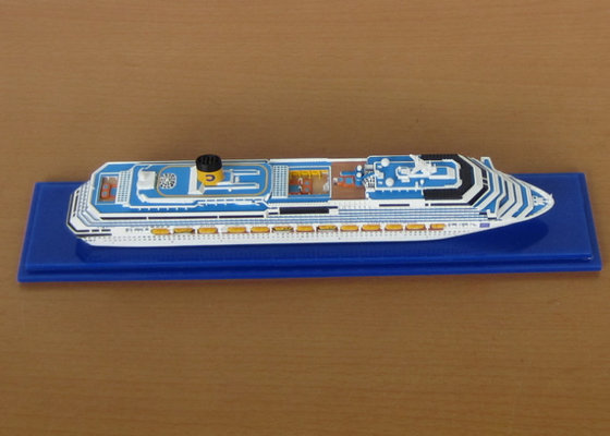 China Scale 1:1200 Outdoor Decoration Costa Concordia Model , Cruise Ship Business Model supplier
