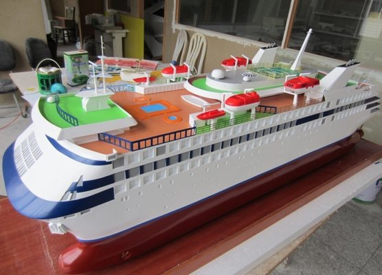 China Asia Star Cruise Ship Models , Large Model Ships For Teaching Model supplier