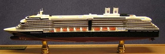 China Scale 1:1200 MS Oosterdam Cruise Ship 3D Models supplier