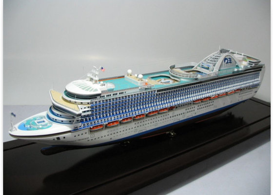 China Exquisite Emerald Princess Cruise Ship Models For Historical Research supplier