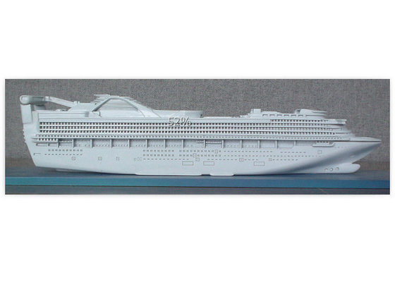 Handmade Princess Cruise Ship Models With Offset Printing Hull Logo Printing supplier