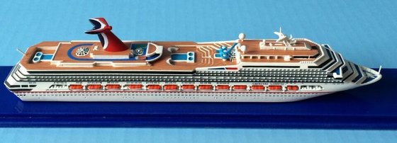 Carnival Cruise Liberty Handcrafted Model Ships For Souvenir Promotional Gift supplier