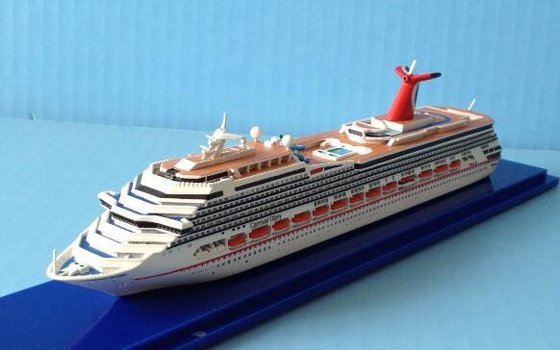 Indoor Glory Carnival Cruise Ship Models With Exquisite Bow Model supplier