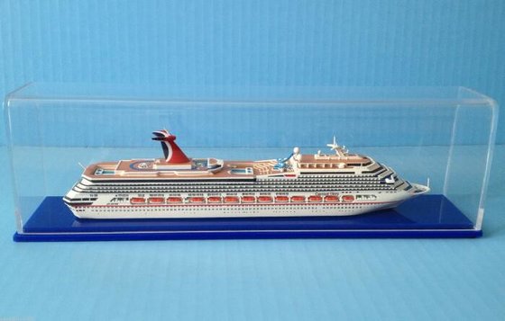 Indoor Glory Carnival Cruise Ship Models With Exquisite Bow Model supplier