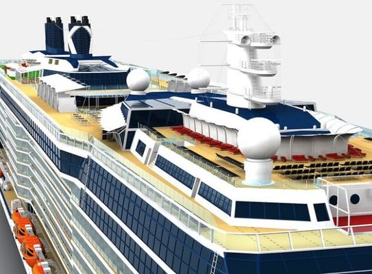 Artwork Type Celebrity Reflection Cruise Ship Model Ships Boats With Blister Packaging supplier