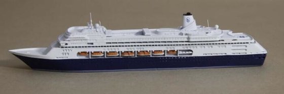 Alloy Casting Coast Guard Ship Models , ABS MS Volendam Cruise Ship For Gift supplier