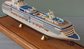 Coral Princess Toy Cruise Ship Model , Ocean Liner Models With Alloy Casting Container Material supplier