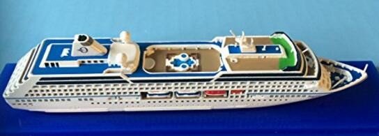 Oceania Regatta Cruise Ship Toy Models Artworks Type With Complicated Mosaic supplier