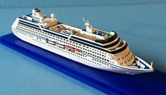 Oceania Regatta Cruise Ship Toy Models Artworks Type With Complicated Mosaic supplier