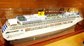 Costa Victoria Cruise Ship Plastic Cruise Ship Models With High Simulation , Ivory White supplier