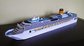 Creative  Plastic Cruise Ship Models , Costa Pacifica Cruise Ship Boat Replica Models supplier