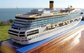 Costa Magica Cruise Ship Speed Boat Model , Modern Ship Models For Historical Research supplier