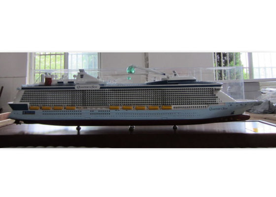 Museum Decoration Royal Caribbean Cruise Ship Models , Quantum Of The Seas Model For Club supplier