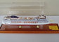 MSC Musica Cruise Ship Mediterranean Cruises Ship Models With Alloy Diecast Anchor Material supplier