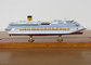 Scale 1:900 Outdoor Decoration Costa Concordia Model , Cruise Ship Business Model supplier