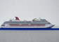 Scale 1:1200 Outdoor Decoration Carnival Dream Cruise Ship Model With Alloy Diecast  Anchor Material supplier