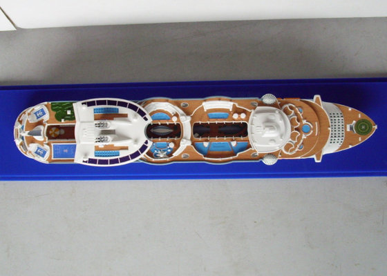 Scale 1:1200 Oasis Of The Seas Royal Caribbean Cruise Ship Models With Engraving Printing Hull Logo Printing supplier