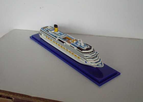 Scale 1:1200 Artwork Costa Serena Model With Original Engraved Corridor , Complicated Mosaic supplier