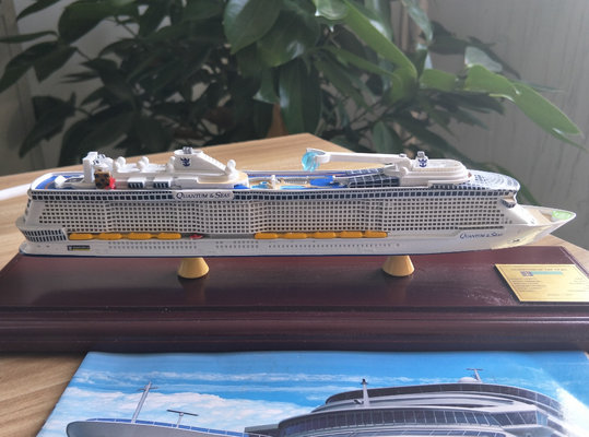 Woodiness Passenger Ship Models Royal Caribbean Anthem Of The Seas Shaped supplier